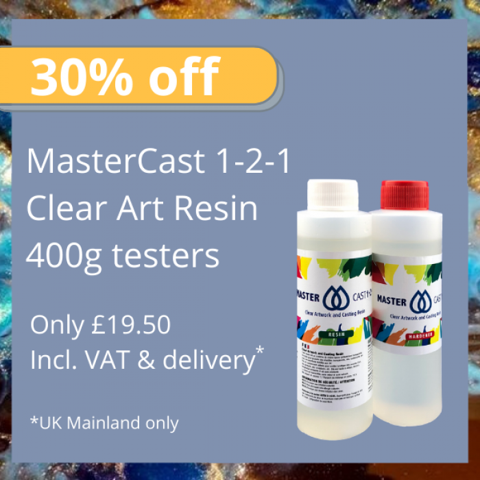 MasterCast Clear Epoxy Coating Resin for Artwork - UK Supplier of art ...