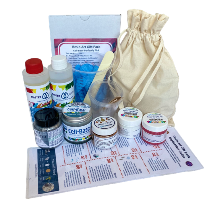 Resin Art Gift Pack Cell-Base Perfectly Pink | Eli-Chem Resins | Art ...